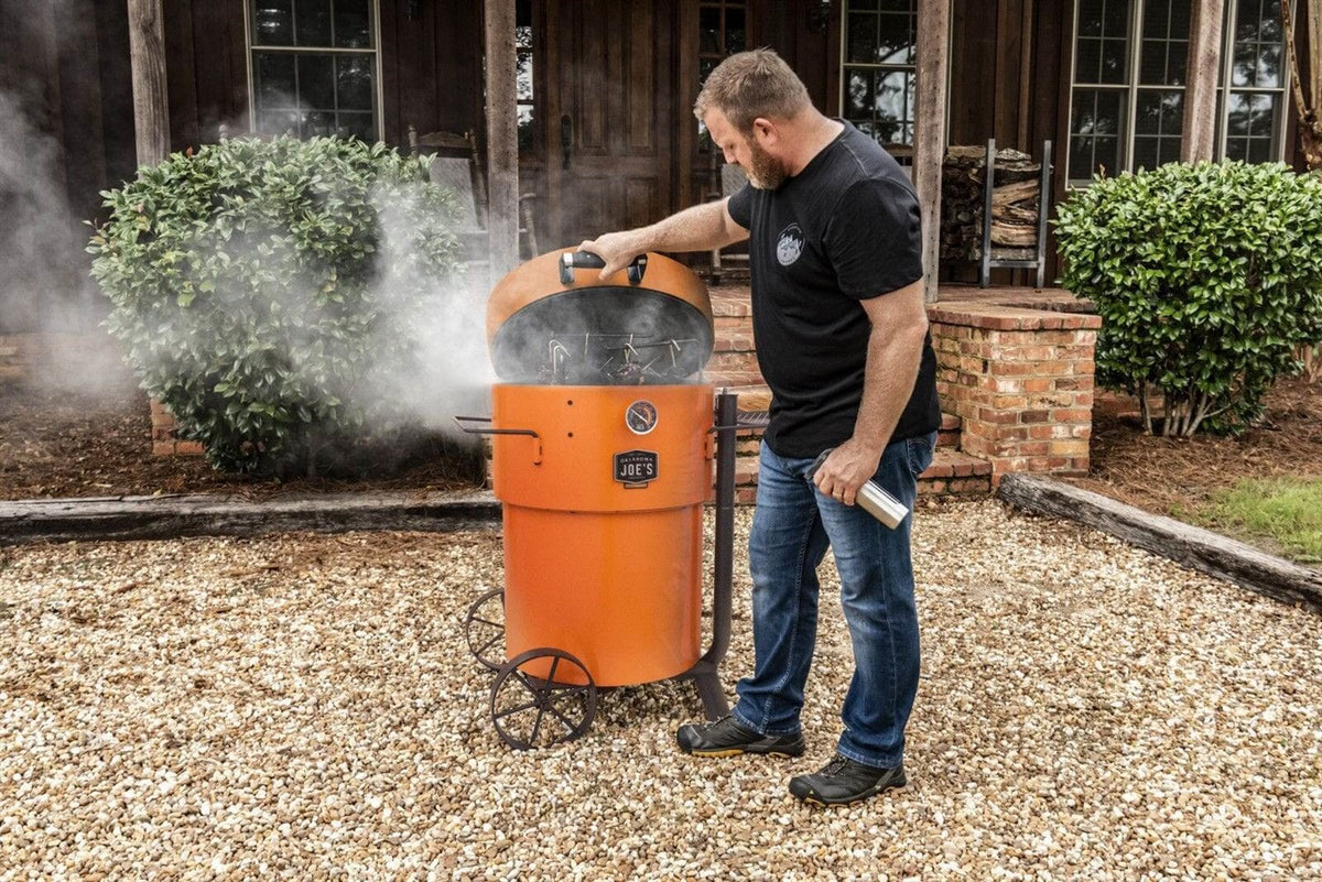 NEW IN: Oklahoma Joe's Pro Bronco Drum Smoker – Outdoor Concepts