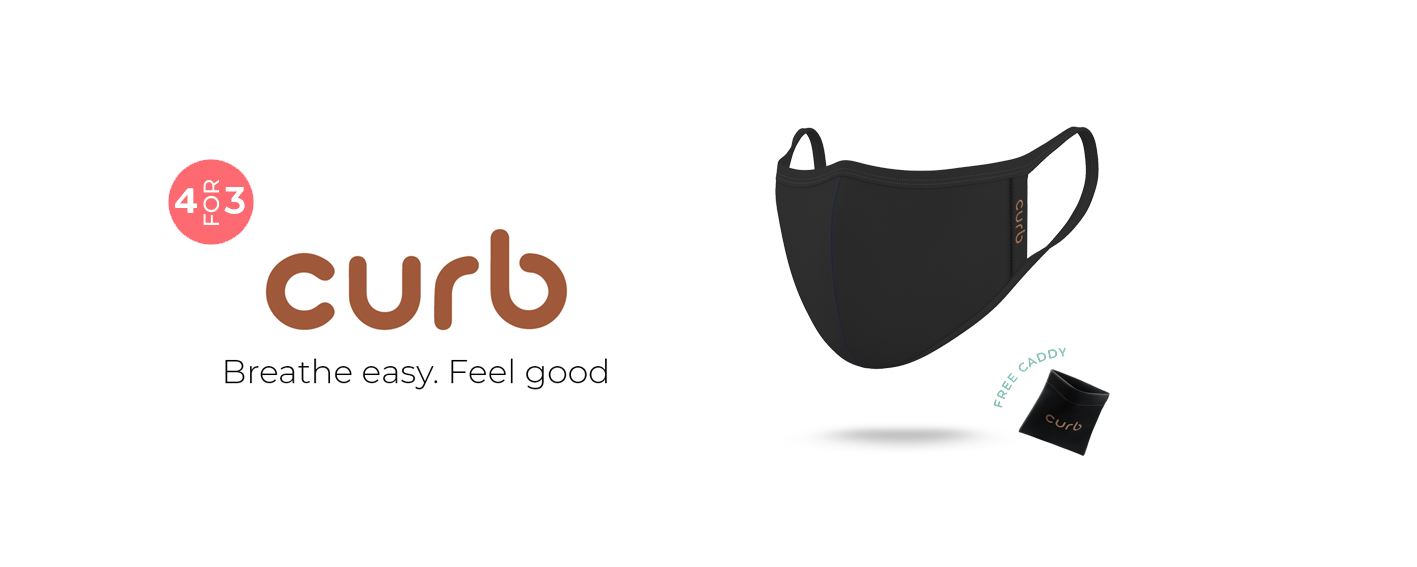CURB MASK: Stylish, Breathable, Reusable | Face Masks NZ – Outdoor Concepts