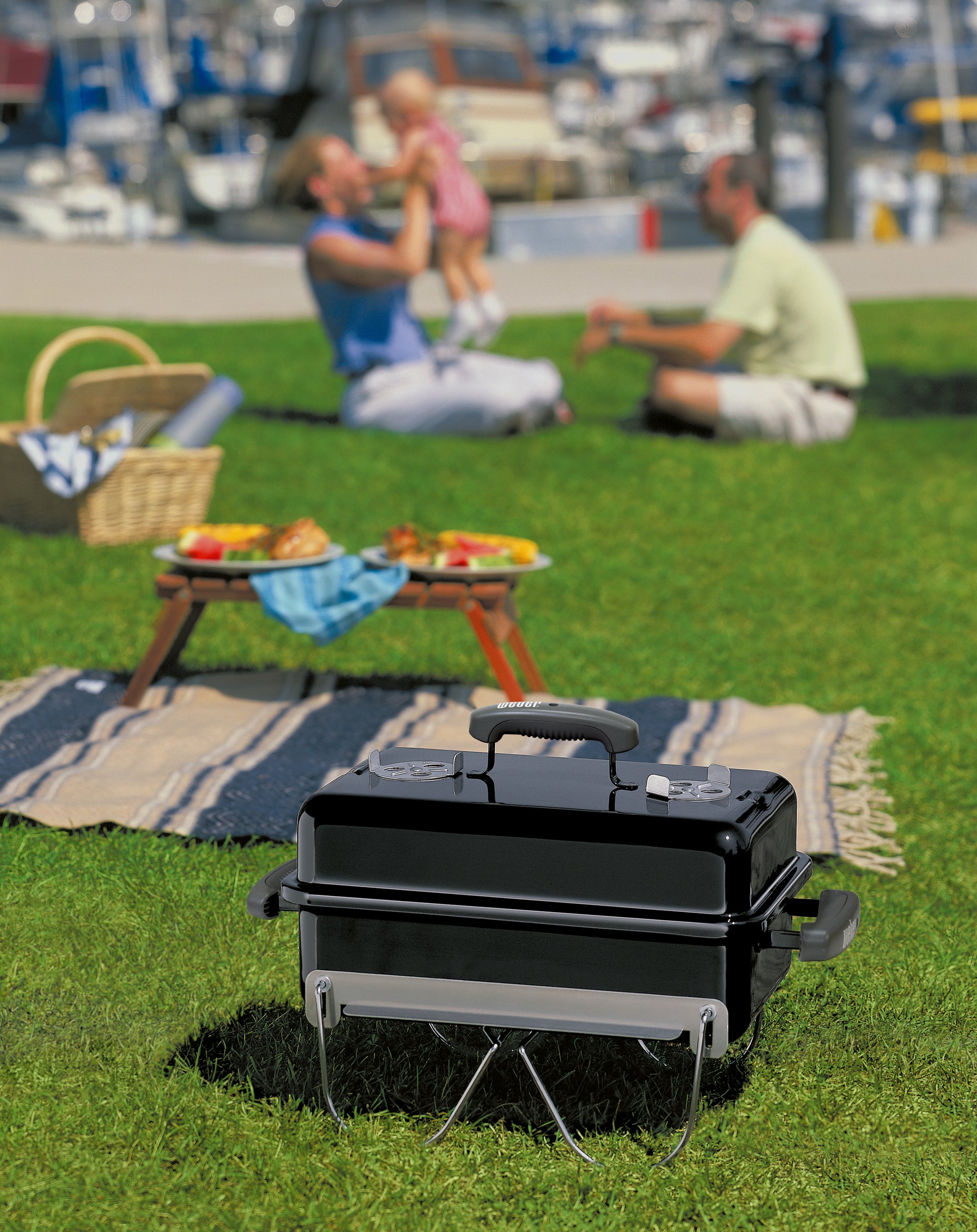 WEBER GO ANYWHERE BBQ BLACK | Portable BBQ | Weber Charcoal BBQ ...