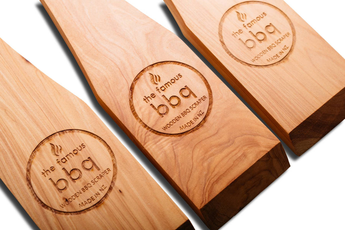 THE FAMOUS BBQ WOODEN BBQ SCRAPER | BBQ Accessories NZ – Outdoor Concepts
